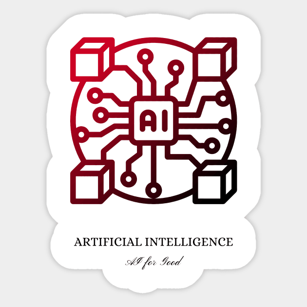 AI artificial intelligence - Artificial Intelligence Ai - Sticker | TeePublic